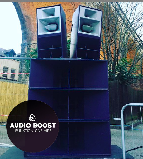 Funktion One 2 x Res 4 and 3 x F218 - Audio Boost Ltd